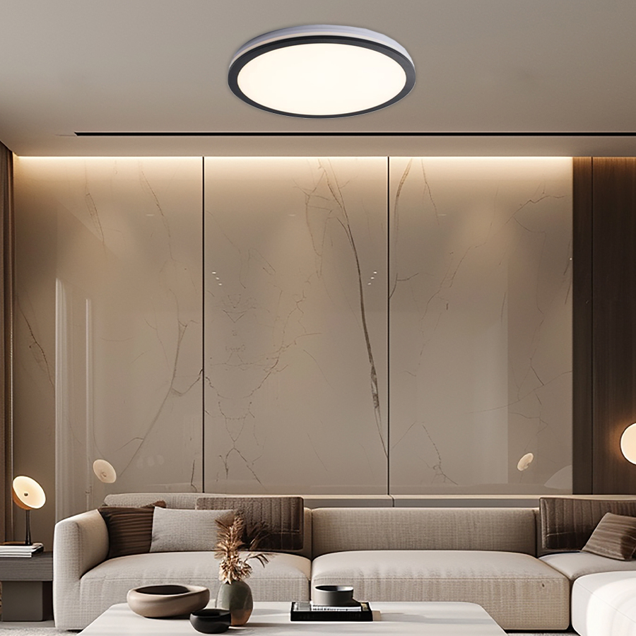 Plafonjera LED Violet EL-PB-2513 24W Crna | MASS-light salon rasvjete